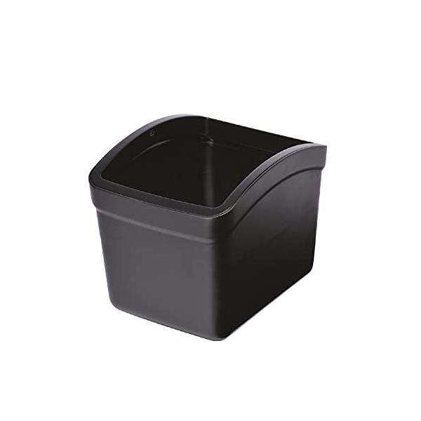 フレーム付・ブラック(BLACK) S CZ263・・Size:SStyle:フレーム付・車の急制動・急旋回・悪路走行によるゴミ箱の転倒と滑りを防ぐ「おもり付き」ゴミ箱・たくさん捨てられる大容量タイプ。小物の収納ボックスとしても使用できます...