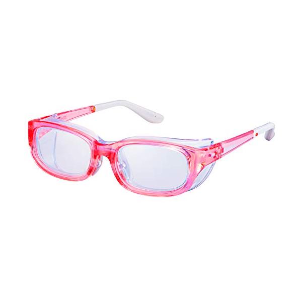 カジュアル・クリアピンク Free Size AMZ-SWKJ-01_CPN・・Color:クリアピンク・可視光線透過率：90％、紫外線透過率：0.1％以下（UVカット率：99.9％以上）・対象年齢：5歳〜12歳、レンズ：クリア（曇り止め加...