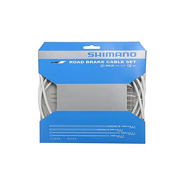 ・ホワイト ホワイト(Y80098012) CABBC9WE・シマノバート:Y80098012・アウターケーシング:SLR:φ5mm×1400mm(1本):φ5mm×800mm(1本)・インナーケーブル:PTFEコーティング:φ1.6mm×...