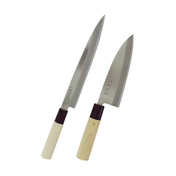 ・点セット 2点セット 300ST・・Size:2点セットPatternName:刺身包丁・出刃包丁・サイズ(約):刺身包丁/33×3.9×1.9cm (刃渡り20.3cm)、出刃包丁/28.5×4.5×2.1cm (刃渡り15.6cm)・...