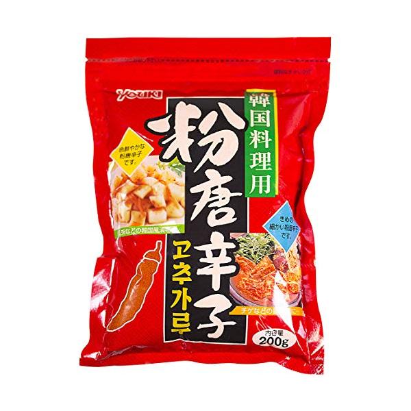 ・ 200グラム (x 1) ・内容量:200g・原材料 : 唐辛子(中国)・きめ細かく粉状の唐辛子 保存に便利なチャック付き・甘みのある適度な辛さが特徴で、キムチやチゲなどの韓国料理によく合います甘みのある適度な辛さが特徴で、キムチやチゲ...