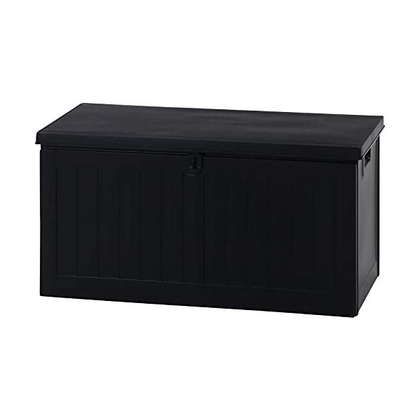 シンプル・ブラック 190L 38356・・Size:190L・サイズ：幅96×奥行46×高さ49.5cm、本体重量：4.9kg・素材・材質：ポリプロピレン・原産国：中国・※お客様組み立て ※耐荷重：100kg・【ご注意】防水素材ですが、雨...