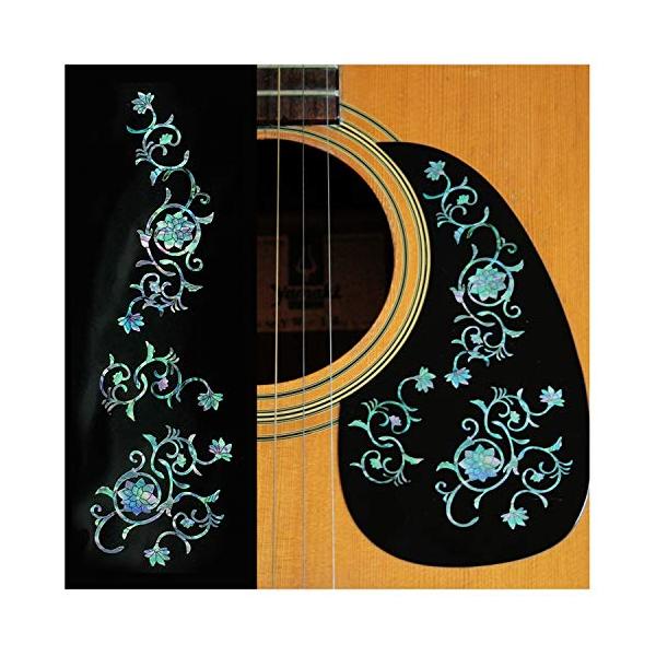 MIX・  B-165OFS-MX・・Style:MIX・アコースティックやエレキのボディに。ピックガードにもぴったり。・ギタリスト＆ベーシスト達のステッカー。貼り方説明書付・簡単に楽器をカスタマイズ・本物の貝・インレイのようなステッカー。...