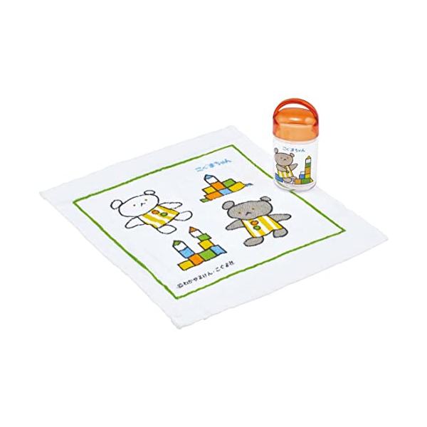 ・こぐまちゃん  OA5AG-A・サイズ:おしぼり=縦32×横28cm ケース=幅5.8×奥行4.4×高さ12.5cm・素材・材質:おしぼり＝綿100％ ケース＝ポリプロピレン・生産国:日本・セット内容・付属品:おしぼり＋ケース・SIAA(...