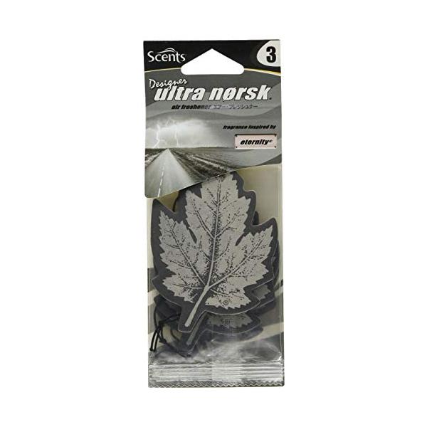 ・ウルトラノスク エタニティ  NOR53-3P-80J・・Color:ウルトラノスク エタニティ・車用 吊り下げ芳香剤の定番MEDOが、SCENTSへ刷新。・根強い人気、葉っぱ型のペーパー吊り下げ芳香剤。気分をリフレッシュしてくれる爽やか...