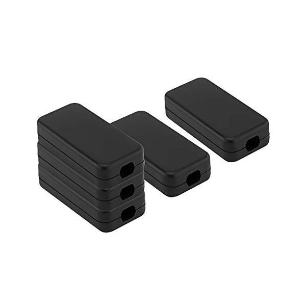 インダストリアル・ブラック 40 x 20 x 11mm(Pack of 5) lm201805132222・・Size:40 x 20 x 11mm(Pack of 5)・製品名：ジャンクションボックス、プロジェクトボックス・マウントタイ...