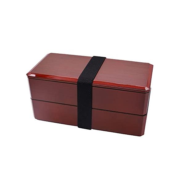・春慶 800ml M17479・・Color:春慶・商品サイズ:約17.5×8.7×8.4cm・商品重量:0.35kg・容量:約800ml(上段400ml・下段400ml)・素材:本体-PET・ABS樹脂 仕切-ポリプロピレン樹脂・生産国:日本