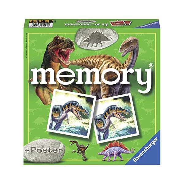 恐竜メモリー・  22099・・Style:恐竜メモリー・裏返しにしたカードの中から同じ絵柄を探し当てるゲーム。・対象年齢：4歳以上・プレイ人数：2〜8人・記憶力や観察力、集中力を養います。・お子様に人気の恐竜や古代の生物が迫力あるイラスト...