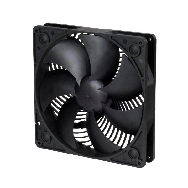 ・  90075・業界をリードするエアチャンネルファン・空気抵抗を減らす幅広ブレード・ファンガードの倍の内蔵エアチャンネルグリルでコンパクトサイズ・低消費電力