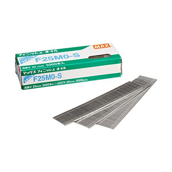 ・  F25M0-S・長さ:25mm・頭径:1.9mmX1.26mm・材質:ステンレス・用途:建築内装・家具木工用