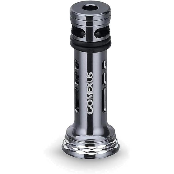 ・ガンメタル 48mm ・Color:ガンメタル・Size:48mm・★リールを衝撃やかすり傷からキチンと守る・★フックをかける可能 ★取付際滑りにくい ★ウロコ柄のデザイン、キラキラで夜釣りにも掴みやすく・ 【材料】アルミ 【長さ】48m...