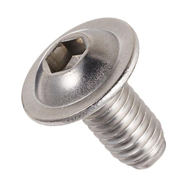 ・ 12mm 0900-062-10001・・Size:12mm・汎用・材質:ステンレス製・フランジ付ボタンキャップボルト・M6XP1.0X12mm・1個入り