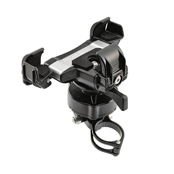 ・ブラック  25077・・PatternName:【振動軽減セット】リジッド・スマートフォンホルダー3と振動軽減ユニットのセット品・片手でスマホを簡単に着脱・カメラに悪影響を及ぼすバイク特有の振動を吸収・アルミパーツを採用することで大型ス...