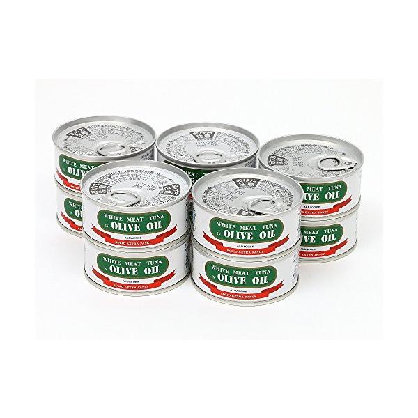 ・ 90グラム (x 10) ・「農林水産省　食品流通局長賞」受賞商品。・固形の精肉（白肉）のみを詰めたファンシータイプ。・最高級の鮮度のよい”夏びん長まぐろ”と、地中海の新鮮なオリーブの実を搾った”100％ナチュラルなオリーブオイル”を使...