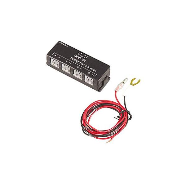 DC12V車/お買い得限定品・ワンタッチ接続/付属コード付 お買い得限定品/プラス・マイナス分岐ターミナル 4937・・Style:DC12V車/お買い得限定品PatternName:プラスマイナス分岐ターミナル・・LEDの電源を4つに分配...