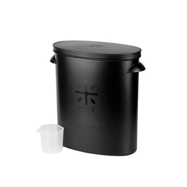 ・オールブラック 5kg用 AZ-5042・・Color:オールブラックPatternName:単品・製品サイズ(:約)幅310×奥行155×高さ320mm・素材・材質:本体・ふた/ポリプロピレン(耐熱温度100度、耐冷温度-20度)、計量...