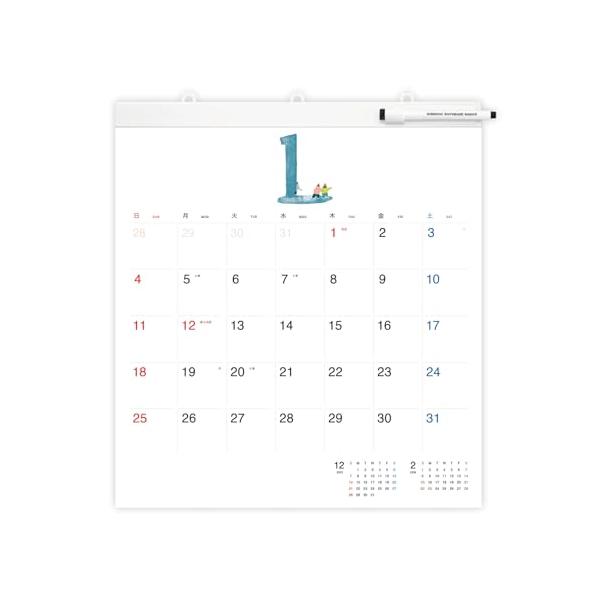 壁掛け/フルサイズ通常版/-/GCL2601N004XX・パッケージ個数:1・【主な素材】本体/コート紙にポリプロピレン表面加工、ホルダー/ポリ塩化ビニル、ツールバー/ブリキ・【付属品】ほぼ日オリジナル ホワイトボードマーカー(黒)、ツール...