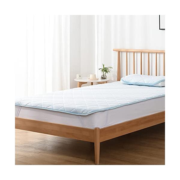 ・ブルー 01.シングル・100X200cm SG・・Style:01.冷感パッド(クッション性UP)Size:01.シングル・100X200cmColor:ブルー・商品情報:素材-【表地】接触冷感-ナイロン75%/ポリエステル25% 【裏...