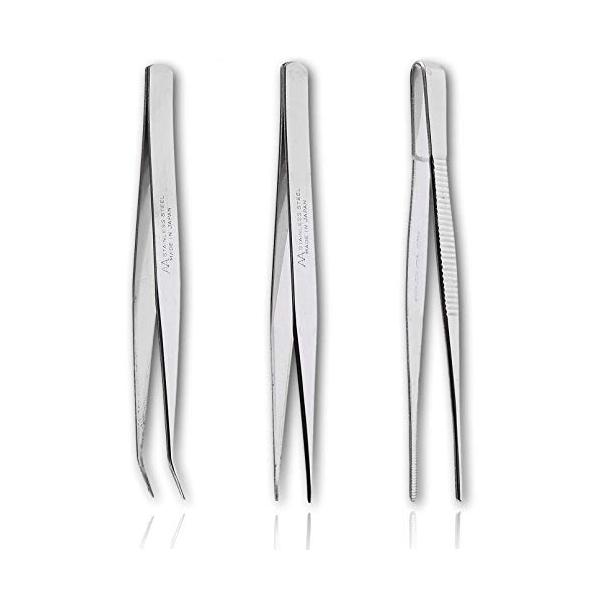 1本・Silver  No.1093・・Style:1本・セット内容:直125mm(No.121)、AAタイプ直125mm(No.125)、AAタイプ先曲125mm(No.126)・材質:本体/ステンレス・用途:No.121/脱脂綿、ガーゼ...