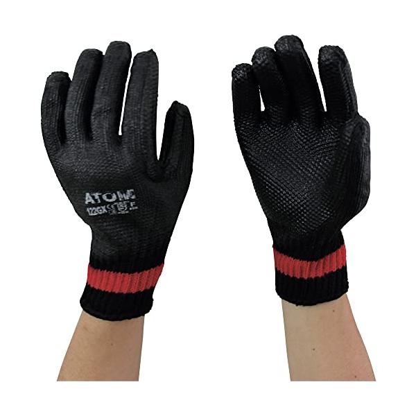 3双組・クロベエ Free Size 122-GX-3P・・Color:クロベエStyle:3双組・原産国:タイ・サイズ:フリー・すべり止め・指先強化・抗菌防臭