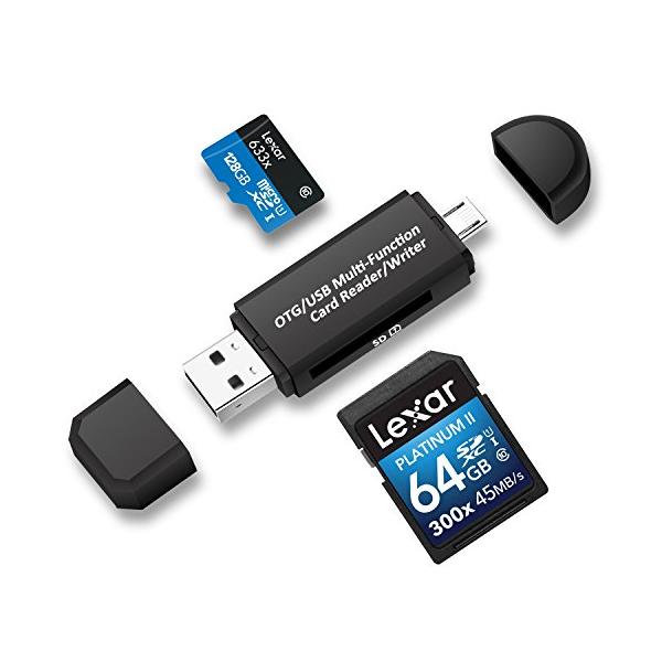 ・  カードリーダー・ SDHC/SDXC及びMicro SD/Micro SDHC/Micro SDXCが使えるコンパクトなメモリカードリーダーです。 FAT32ファイルシステムのメモリカードをサポートしています。64GB以上のメモリ−カ...