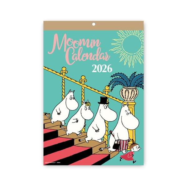 壁掛けー/-/DM12014・Style:壁掛け・パッケージ個数:1・作家トーベ・ヤンソンの「ムーミンコミックス」イラストを使用した壁掛けカレンダー・カレンダー全体の構成はシンプルで視認性が高く、どんな空間にも馴染みます・原画ファンにはたま...