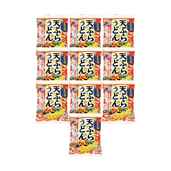 天ぷらうどん・ 214グラム (x 10) ・・FlavorName:(8)うどん10個PatternName:単品・めん〔小麦粉(国内製造)、食塩〕、添付調味料(食塩、砂糖、鰹節エキス、粉末しょうゆ、蛋白加水分解物、昆布エキス)、かやく〔...