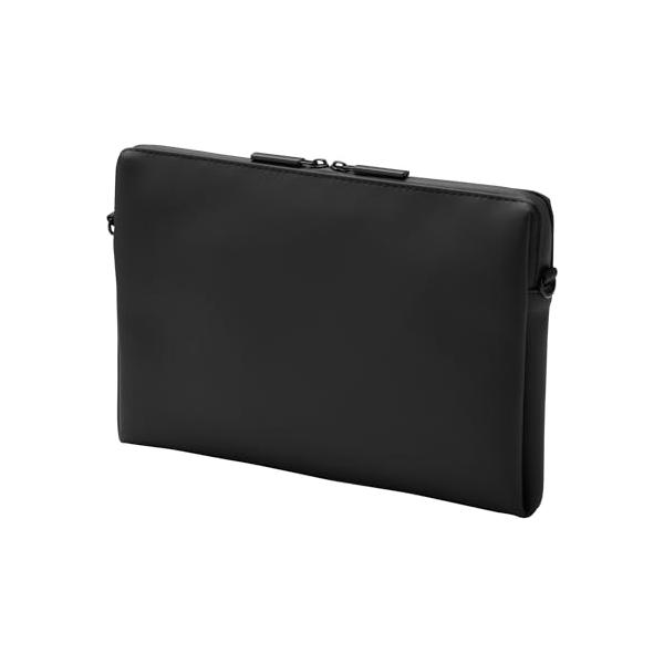 長方形/薄型大黒/-/OHH68A4A・Color:黒Style:長方形/薄型大・仕様・混率/表地:合成皮革100%  裏地:ナイロン(PUコーティング)100%  金具:亜鉛合金100%・カラー:黒・外寸:約22×2.7×15cm