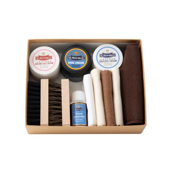 シューケアマルチカラー/Free Size/4778・ミニクリームが3種入ったお試しセット・シュークリームジャーミニ ブラック：革靴用の黒いクリームです。クリーム塗布後ブラッシングをするとツヤが出ます。・デリケートクリームミニ：革小物にも使...