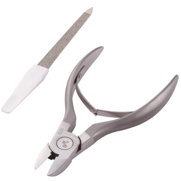 ニッパー・ヤスリセット・シルバー  4901601073508・Style:ニッパー・ヤスリセット・刀匠関孫六の伝統から生まれたニッパーツメキリ。・足などの硬いツメや厚いツメを切るのに適しています。・なめらかなやすり面で爪先をやさしく整える...