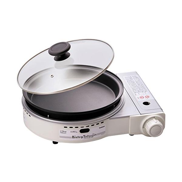 ・ホワイト  CB-GP-W・【これ一台で多彩なメニューが楽しめる】「焼く」「煮る」「蒸す」「炊く」「鍋もの」「無水調理」など、マルチに使えるカセットガスのグリルパンです。・【大家族でも焼く時間を短縮】大きさ熱量とも十分で、脂を受ける水も蒸...