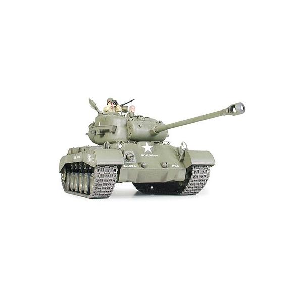 No.254 アメリカ陸軍 戦車 M26 パーシング・成型色  TAM35254・・Style:No.254 アメリカ陸軍 戦車 M26 パーシング・組み立て、塗装が必要なプラモデル。別途、工具、塗料等が必要。
