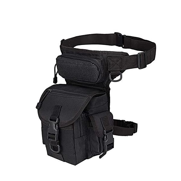 ・ブラック  ・素材：高密度1000Dナイロン、内張りはマルセル化綿。丈夫であり、耐久性、耐水性に優れている、通気性、柔軟性と速乾性も良い、抗菌作用があり、長期間の使用でも色落ちしにくい。・サイズ：長23x高32x奥行13cm、重量：約60...