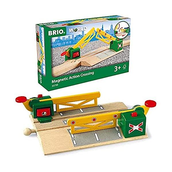 ・マルチカラー 144mm 33750・BRIO (ブリオ)レールウェイシリーズの拡張商品マグネット式踏切です。対象年齢 : 3歳から・列車が通過するとき遮断器が下ります。長さ144mm。・お手持ちののBRIO (ブリオ)レールウェイシリー...