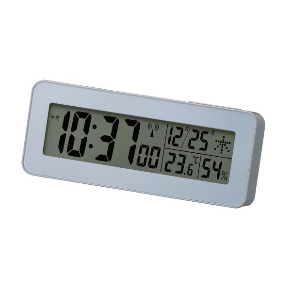 モダンブルー/6.1×15×3.8cm/8RZ238ND04・Color:ブルー・パッケージ個数:1・サイズ:6.1×15×3.8cm 質量:150g 使用電源:単4形アルカリ×2本(電池別売) 材質:プラスチック枠 ムーブメント:電波時計...