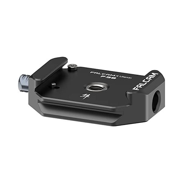 ・黒  ・【F38シリーズ&amp;ベート】：小さなクイックリリースクランプは、UlanziのF38プレートに対応できます。底には13/8転1/4ネジ変換アダプタがあり、三脚、一脚、スライディングレールに対応でき、拡張性がもっと豊富になりま...