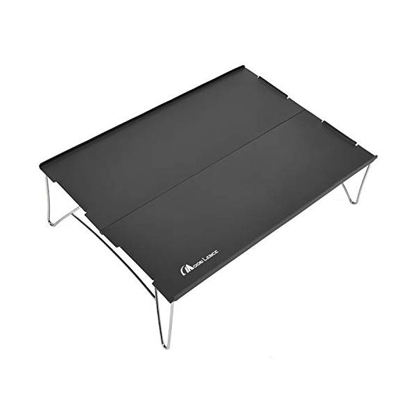 ・ブラック  ・・Color:ブラック・【仕様】展開サイズ：長さ35*幅25*高さ11cm、収納時サイズ:長さ38*幅15*高さ2cm　　　　重量：465ｇ（収納袋含め）　　材質：アルミ合金・【超軽量・コンパクト】わずか465ｇの重量で、全...