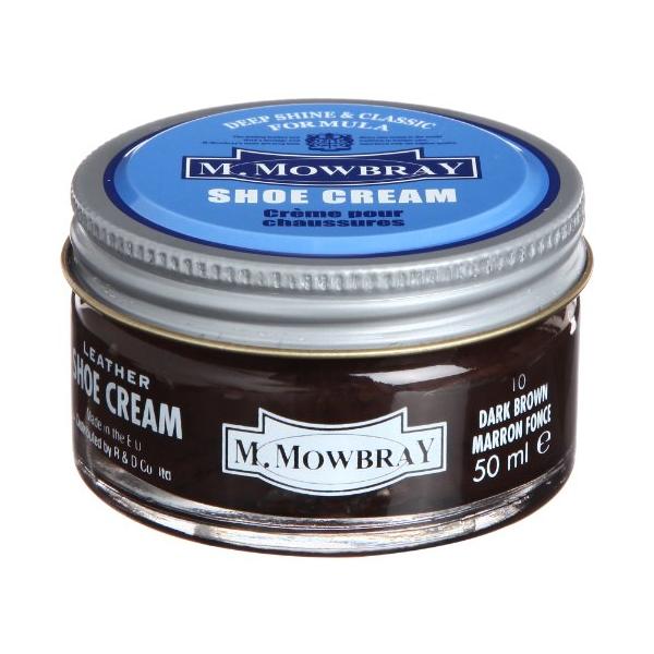 シューケア 靴磨き 栄養 保革 補色 ツヤ出しクリームダークブラウン/50ml/20244・Color:ダークブラウン・スムースレザー（表革）の靴に栄養と潤い、光沢を与え靴を長持ちさせます。・靴表面についた表面のキズなどに馴染み補色します。...