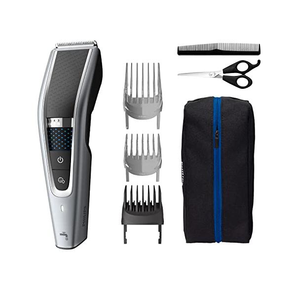 ・シルバー/ブラック  ・・Color:シルバー/ブラック・ヘアースムーズテクノロジー搭載で2倍*2すばやくカット2 旧品HC54XXと比較して・   通常モードとキッズモードの2モード搭載・   27段階の長さ調節でお好みの長さでヘアーカ...