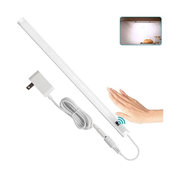 ・昼光色  ・・Color:昼光色・【非接触型ライト】：当店のLEDバーライトは非接触のセンサー式電源スイッチを搭載し、手でライトに触れる必要がなく、タッチレスで点灯・消灯・調光可能。料理を作る時に濡れた手でも安心使用できあす。（※一番感度...