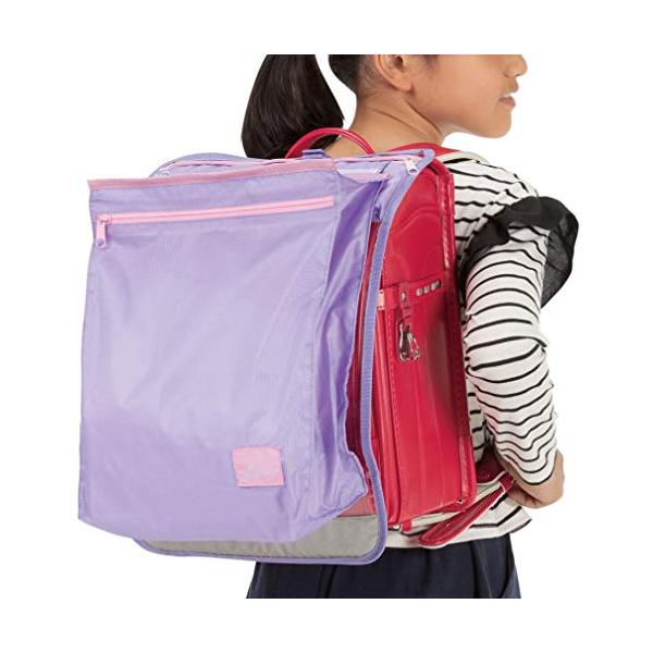 ・ライトバイオレット  S2283174・・Color:ライトバイオレット・【シリーズ】バック付きランドセルカバー セオエール・【特長】セオエールは取り外し可能なバックつきのランドセルカバー。バックに体操服や上履きを入れて手ぶらで楽々通学♪...