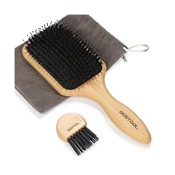 ・Yellow Medium Basic-jp-3・・Color:Yellow・【材質】天然竹 (柄) 天然ゴム（台座）天然毛+ナイロン（くし歯） 長さ24.5cm 幅:8.5cm 高さ：4cm。付属品：ヘアブラシクリーナー 1個、収納袋 ...