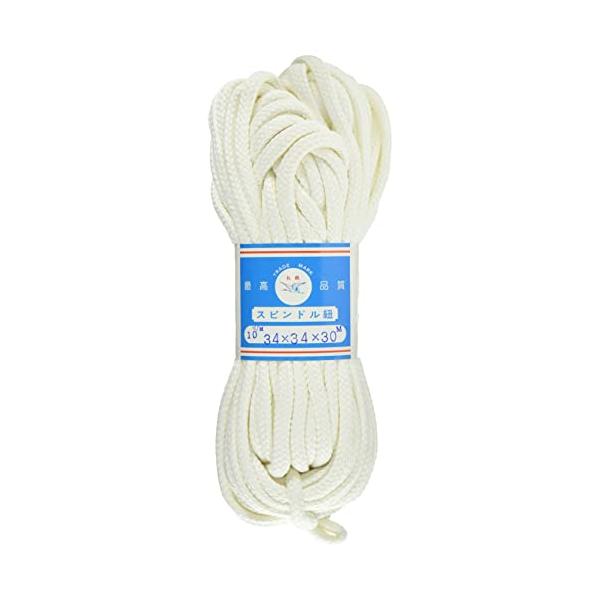 ・ホワイト φ約10~11mm SPI34-30・・Size:φ約10~11mm・素材:レーヨン100%(スフ)・手さげバッグ、エプロン・きんちゃく袋、ナップサックなど手づくりの紐に・やわらかい手触りで痛くなりにくい・伸縮により若干サイズが...