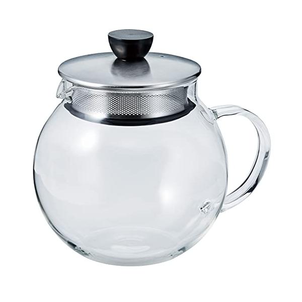 洋食器・ヘアラインシルバー  JPS-60-HSV・サイズ:幅16.2×奥行12.2×高さ14cm・素材・材質:本体/耐熱ガラス、フィルター付きフタ/ステンレス、フタツマミ/ポリプロピレン、パッキン/シリコーンゴム・生産国:ガラス本体・パッ...
