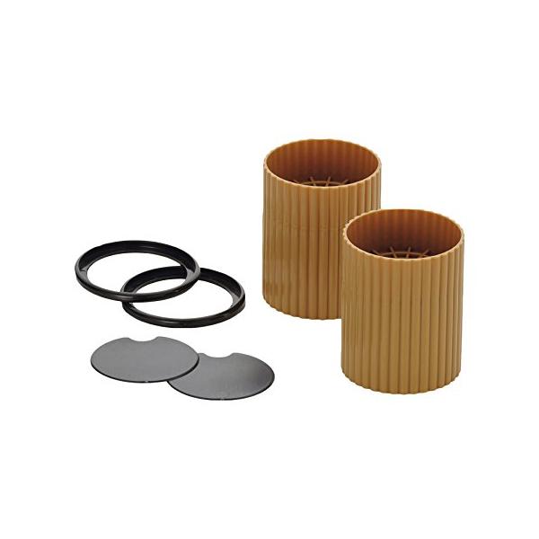 ・キャラメルブラウン φ8.2×9.5cm ・・PatternName:サークルキャラメル・サイズ:φ8.2×9.5cm・   底面カバー・すべり止め付き・   ユニット数: 1個