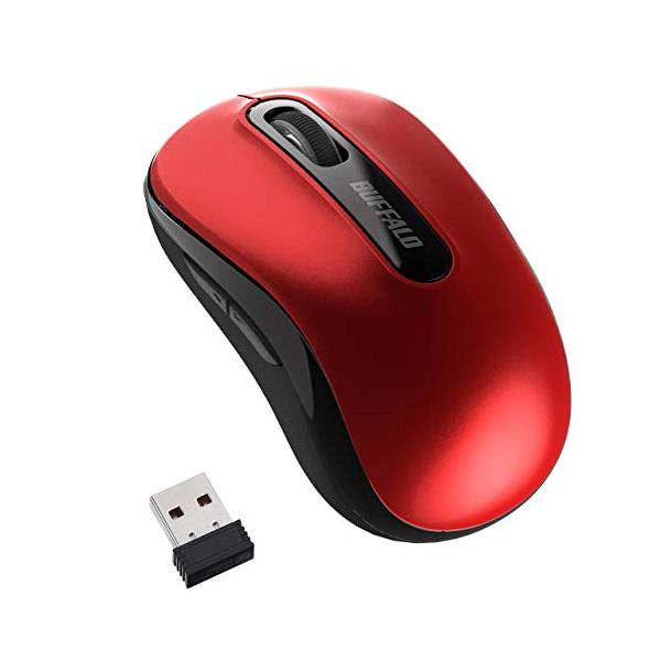 ・レッド  BSMBW315RD・・Color:レッドPatternName:単品・ブラウザの操作に便利な「戻る」「進む」ボタン搭載・収納できるレシーバー・高感度BlueLED搭載・【対応機種】USB端子搭載のWindowsパソコン、Mac...