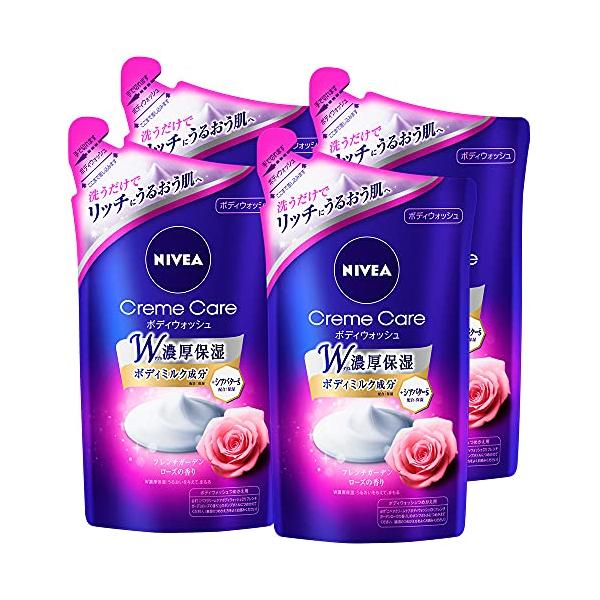 ・ 360ミリリットル (x 4) ・・ScentName:ローズ・サイズ:360ml×4個・内容量:1140ml・スキンタイプ:全肌質対応