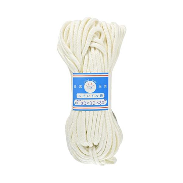 ・ホワイト φ約9~10mm SPI30-30・・Size:φ約9~10mm・素材:レーヨン100%(スフ)・手さげバッグ、エプロン・きんちゃく袋、ナップサックなど手づくりの紐に・やわらかい手触りで痛くなりにくい・伸縮により若干サイズが変わ...