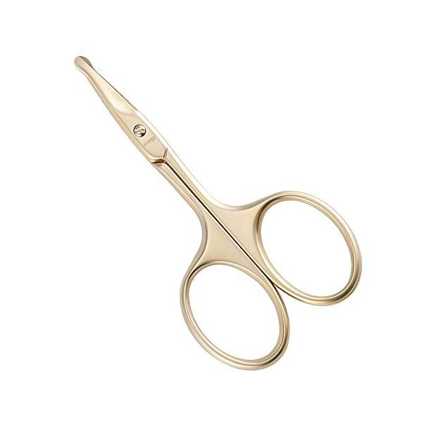 ・Gold ・・Color:Gold・鋭いはさみ：丈夫で長持ち＆さび防止ステンレス刃、高密度スチールを鍛造・プレスして仕上げられ、通用のものより3倍も硬く、もっと切れやすい。・ 多機能：全長 95cm 甘皮用ハサミ、鼻毛切りとして使用するだ...