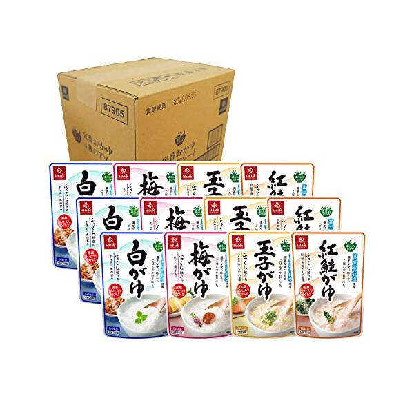 ・‐ 250グラム (x 12) ・・FlavorName:アソートPatternName:セット・原材料:【白がゆ】うるち米(国産)【梅がゆ】うるち米(国産)、梅干【玉子がゆ】鶏卵(国産)、うるち米(国産)、かつお節エキス、しょうゆ(小麦...